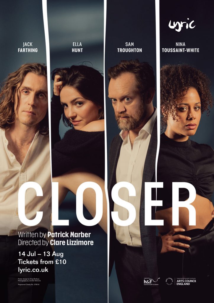 'Closer' Theatre Poster Design and Campaign - Greg Bunbury Graphic ...