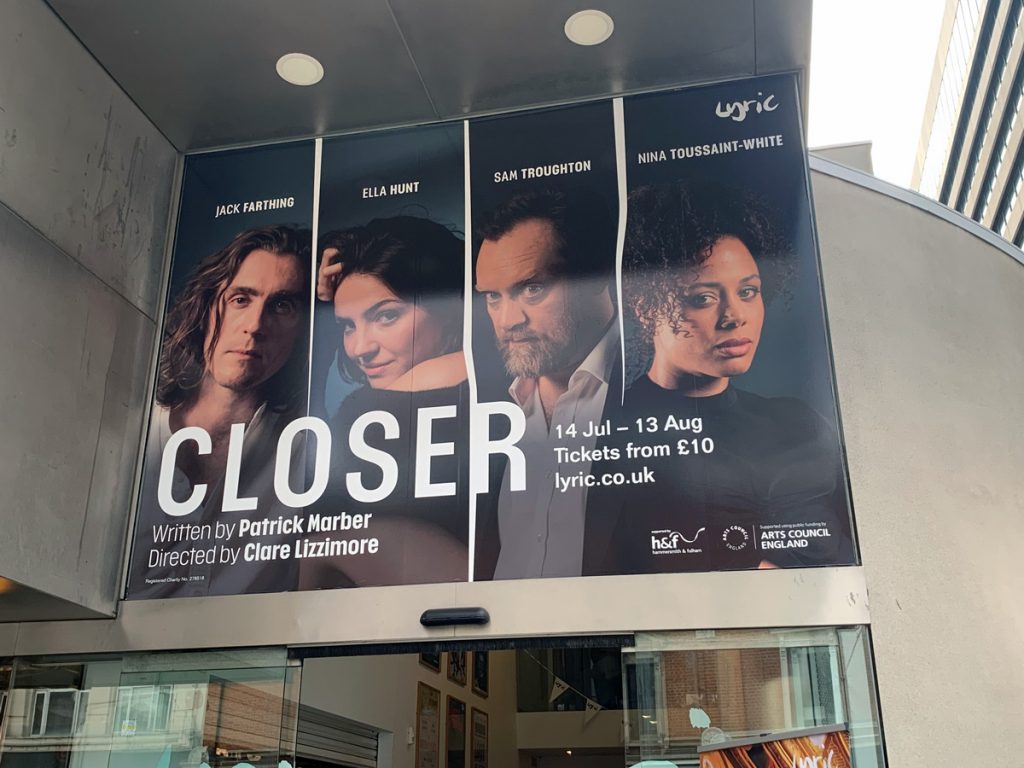'Closer' Theatre Poster Design and Campaign - Greg Bunbury Graphic ...